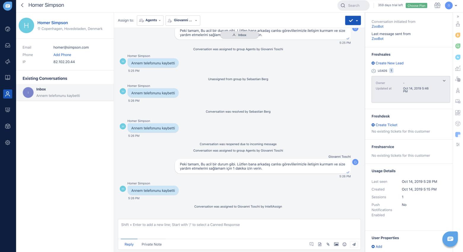 Freshsales Classic BotSupply Integration | Freshworks Marketplace