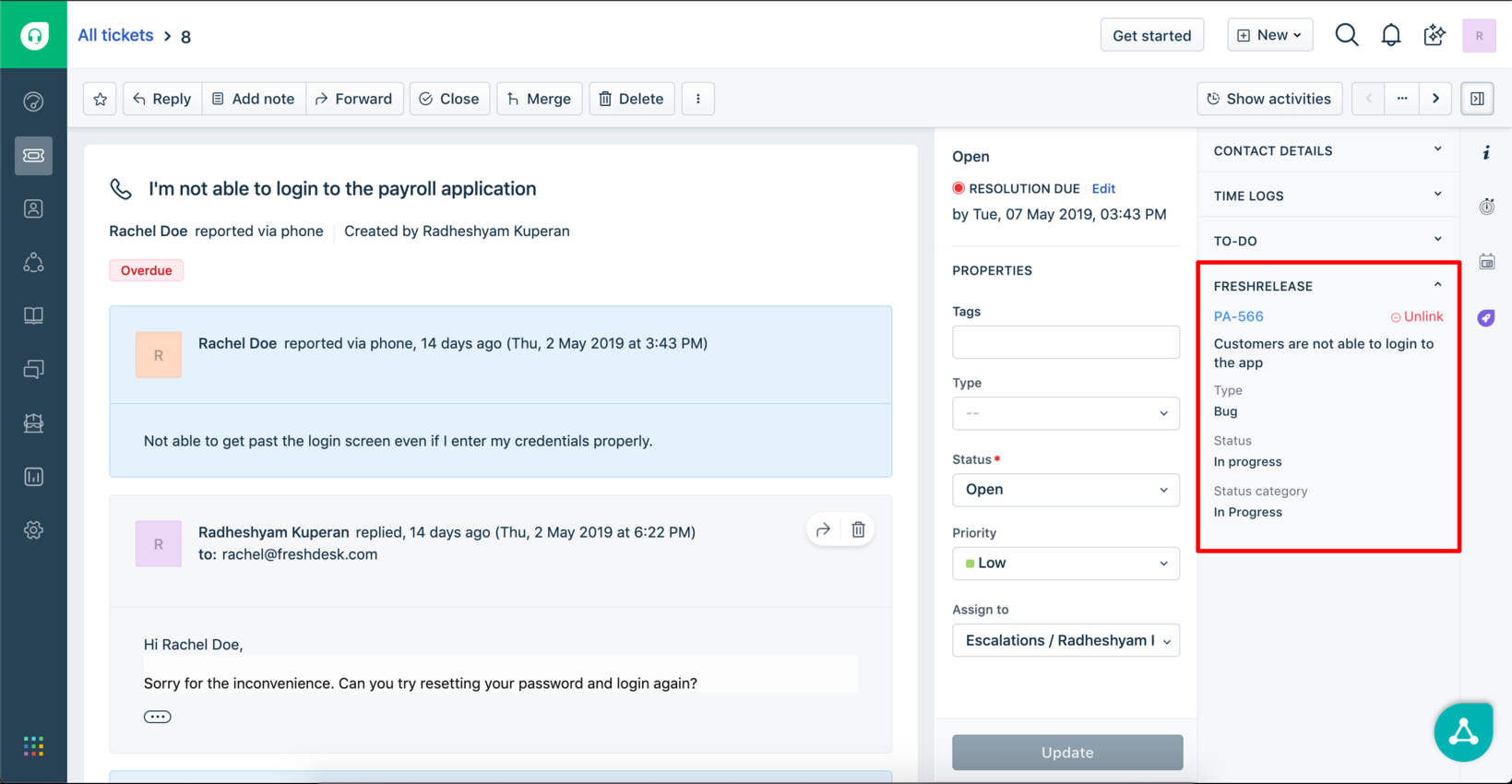 Freshworks Freshrelease Integration | Freshworks Marketplace