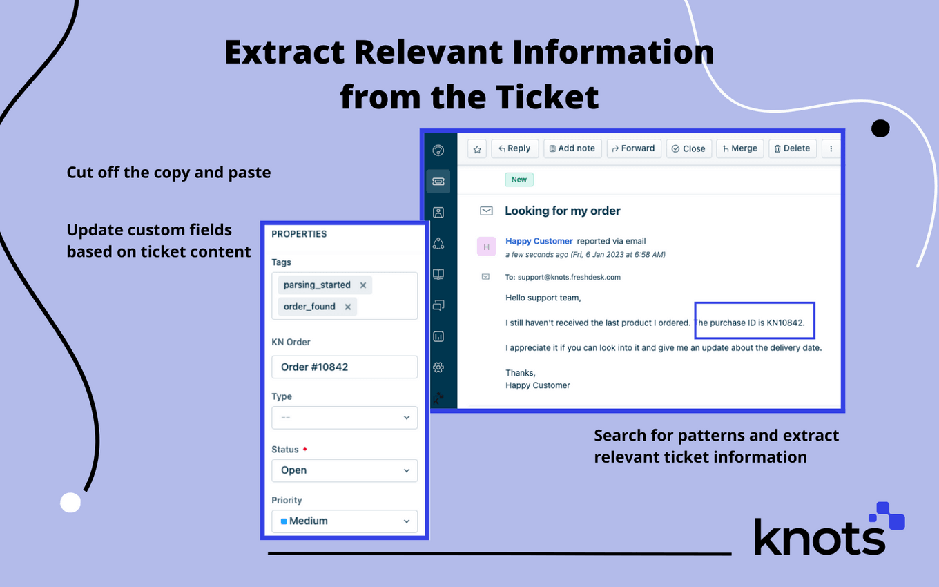 Freshworks Ticket Parser by Knots Integration | Freshworks Marketplace